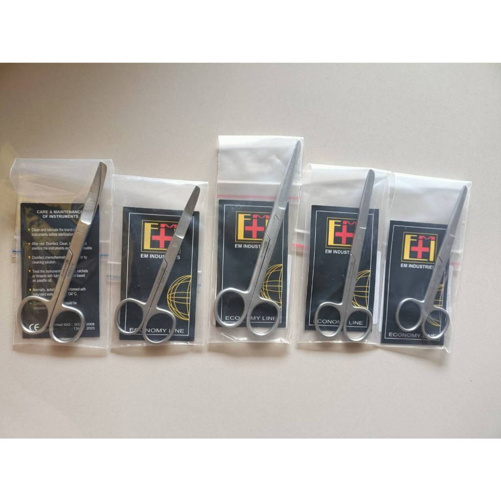 EM กรรไกรผ่าตัด ปลายตรง แหลม+มน OP-SCISSORS SH/BL Operating Scissors กรรไกรปลายตรง กรรไกรปลาย ...