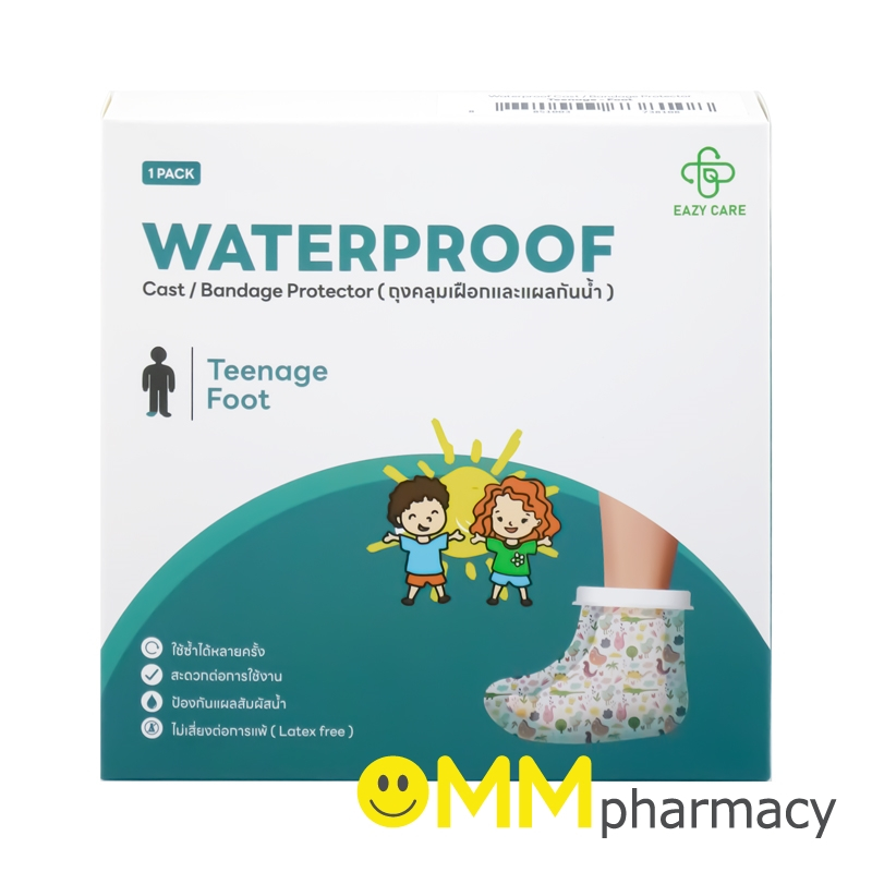 EAZY CARE ถุงคลุมเฝือกและแผลกันน้ำ-TEENAGE FOOT | Shopee Thailand