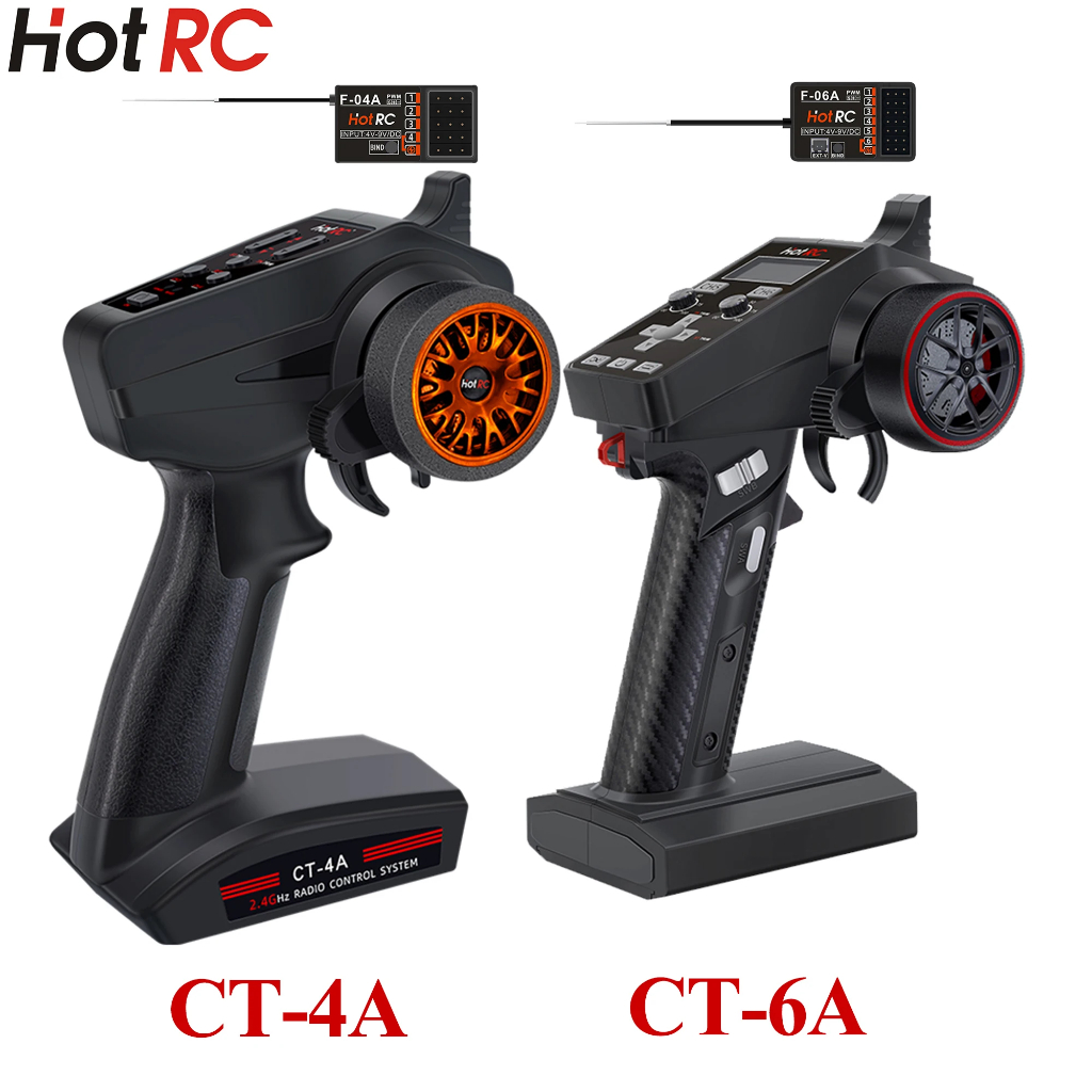 HotRC รีโมทควบคุมเครื่องบิน รถบังคับ CT-4A CT-6A พร้อมตัวรับสัญญาณ ...