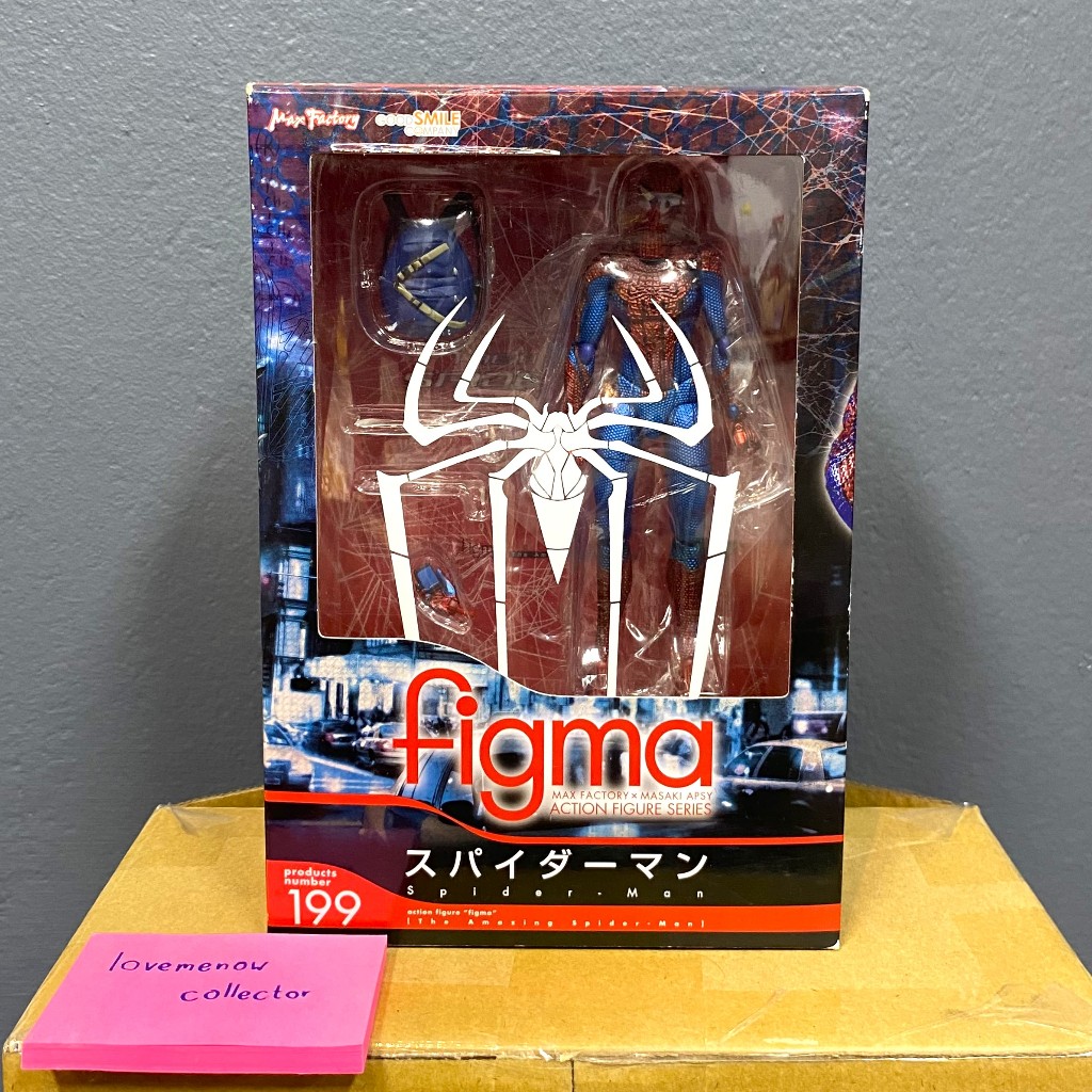 Figma Max Factory 199 - Spider Man - 1:12 (มีสินค้าพร้อมส่ง) มือ2 ของ ...