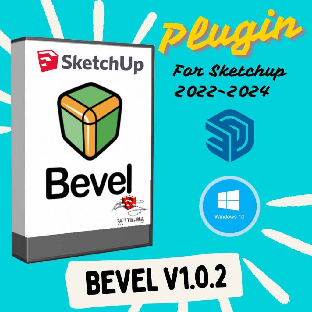 Bevel v1.0.2 ( ปลั๊กอิน-สร้างฟิลเล็ต ลบมุม chamfer ) | Plugin for ...