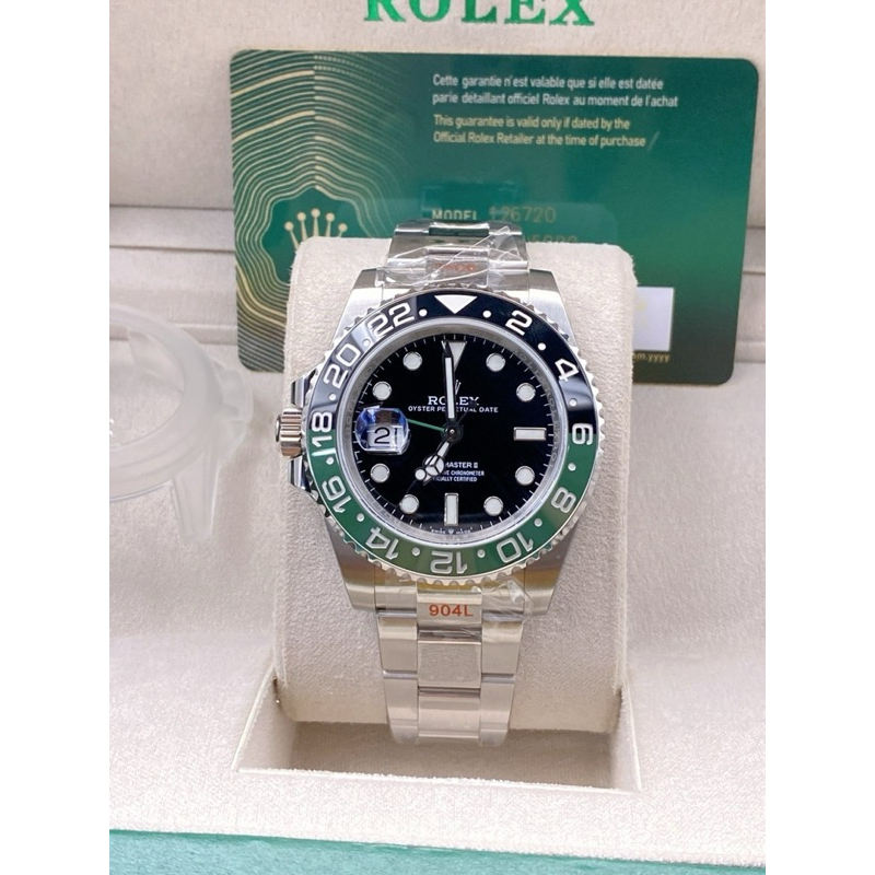 Rolex GMT Master ll เครื่อง:Clone Cal 3186 โรงงาน: EW Factory ขนาด: 40 ...