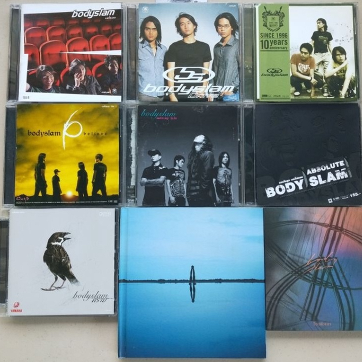CD Bodyslam Album Series รวมอัลบั้มจากวงร๊อกขวัญใจชาวไทย บอดี้สแลม มือ1/มือ2 AA | Shopee Thailand