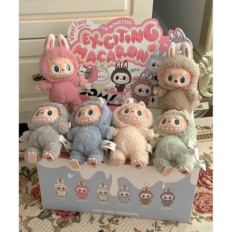 Pop mart: Labubu Macaron สุ่มลาบูบู้ มาการอง ไม่แกะกล่อง | Shopee Thailand