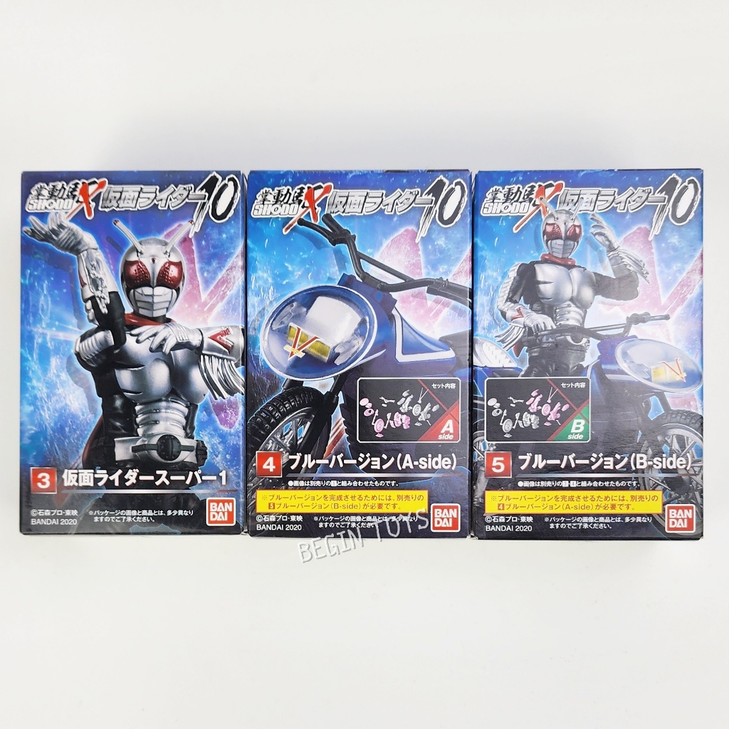 BANDAI l SHODO X Kamen Rider Super one + มอเตอร์ไซค์ Blue Version ...
