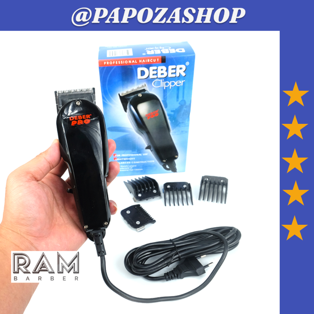 Deber รุ่น Clipper Pro กล่องฟ้า ปัตตาเลี่ยนตัดผม แบบสาย เป็นตัดเก่าแก่ ...