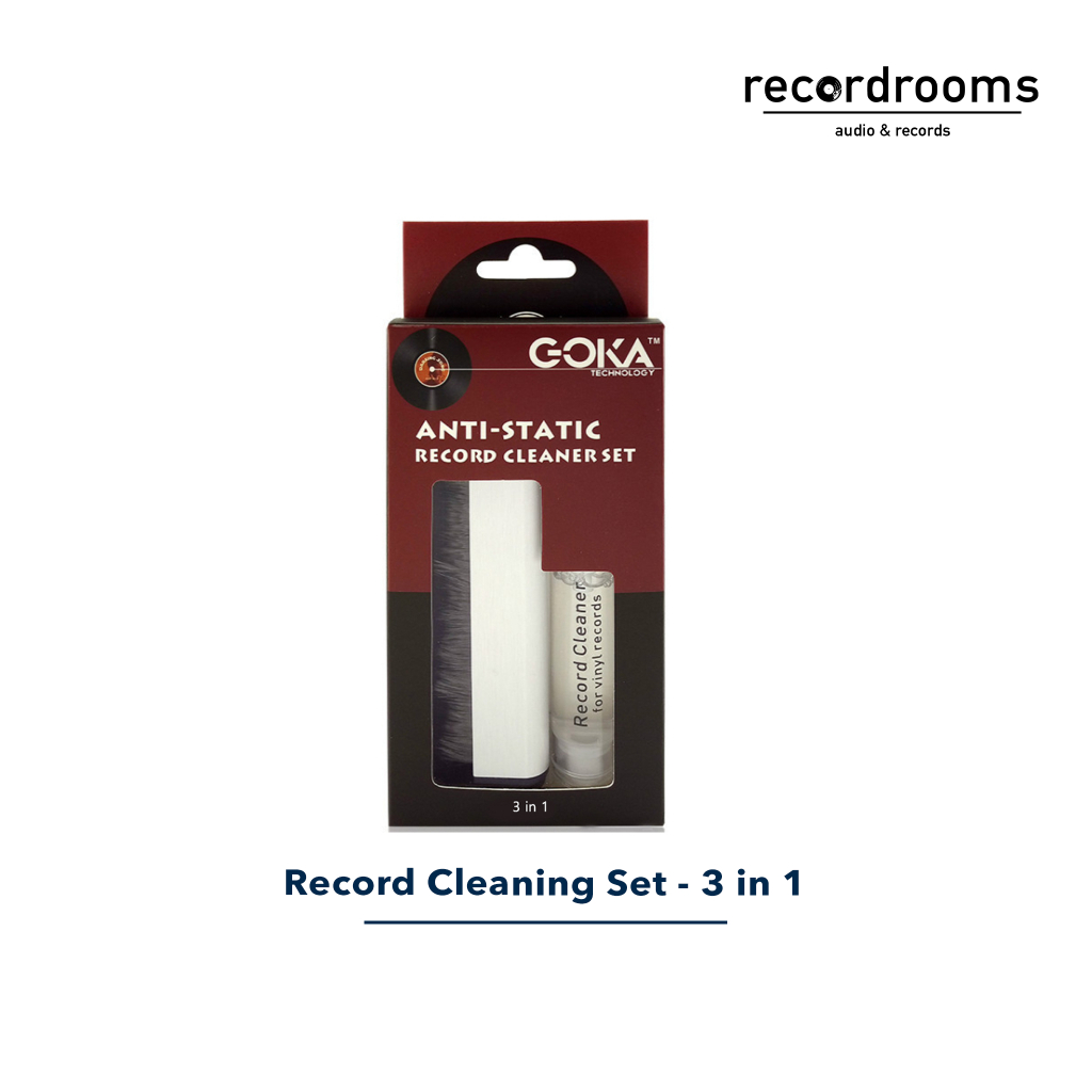 [พร้อมส่ง] ชุดแปรงปัดทำความสะอาดแผ่นเสียงแบบ 3 in 1 - GOKA Anti Static ...
