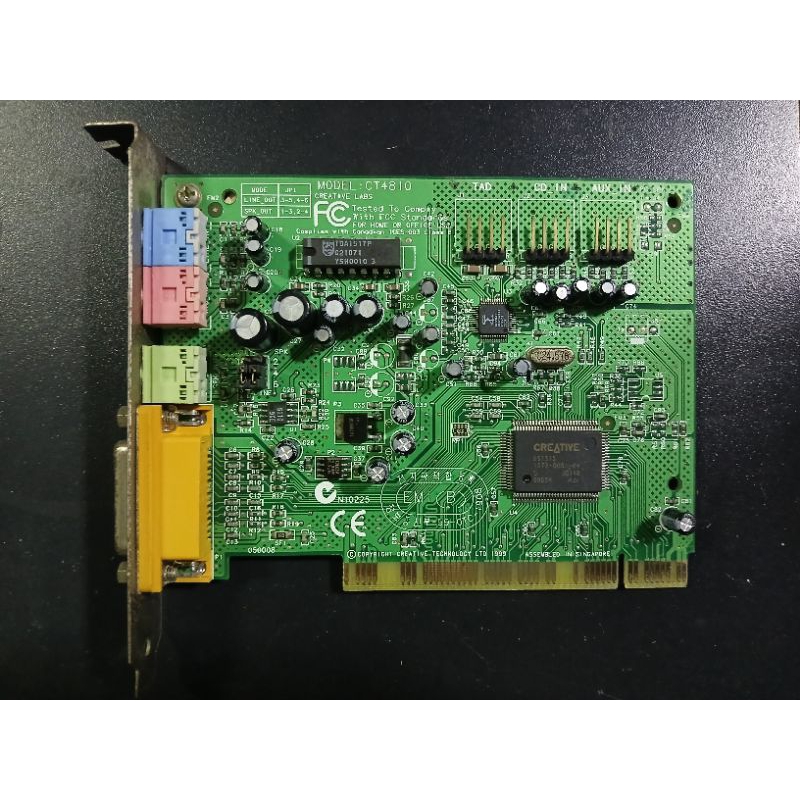(PCI) Creative Sound Blaster Vibra 128 [CT4810] | Shopee Thailand