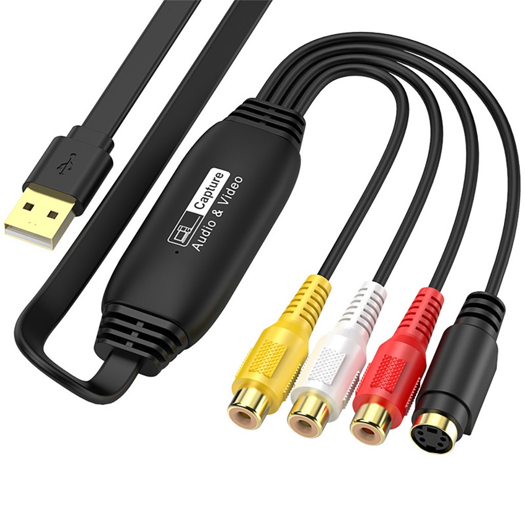 Pro USB 2.0 Video Easycap TV DVD VHS Capture Card Audio AV Adapter for ...
