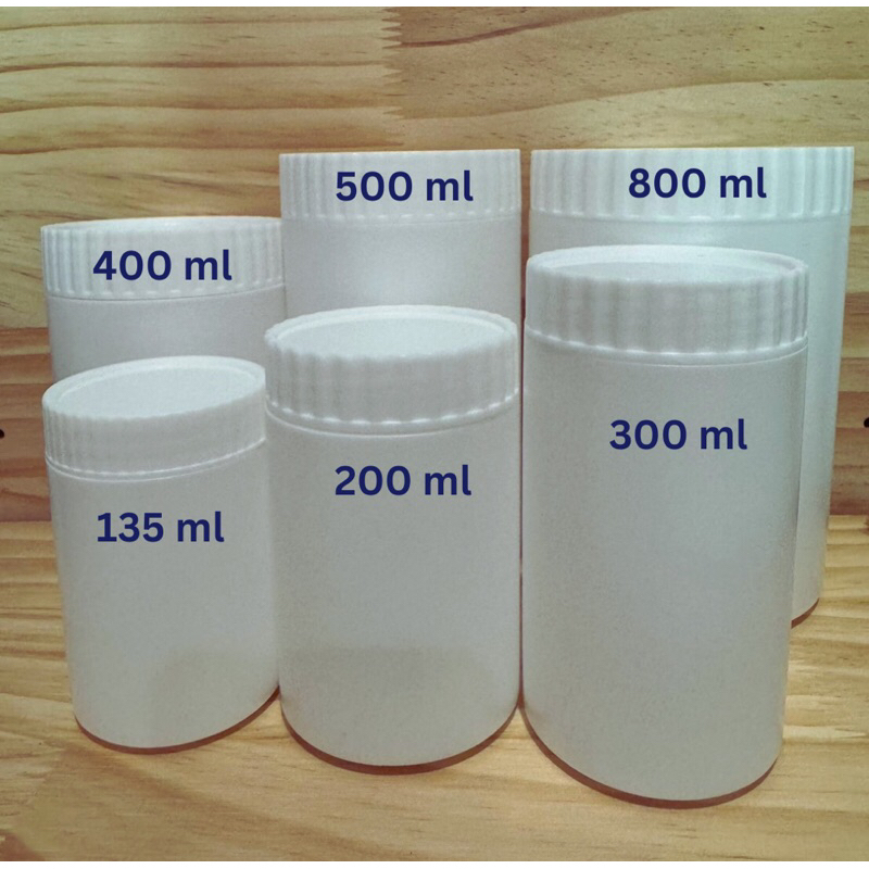 (แพ็คละ 10 ใบ) ฝาหยัก กระปุกพลาสติก ขนาด 135 ml, 200 ml, 300 ml, 400 ml, 500 ml, 800 ml | Shopee ...