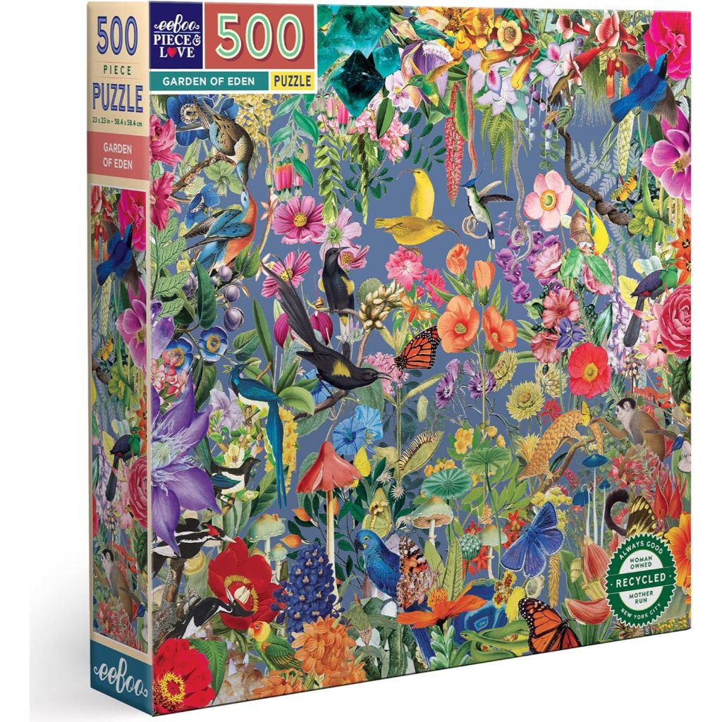 eeBoo - Garden of Eden ขนาด 500 ชิ้น มีสินค้าที่ไทย พร้อมส่งได้ทันที ...