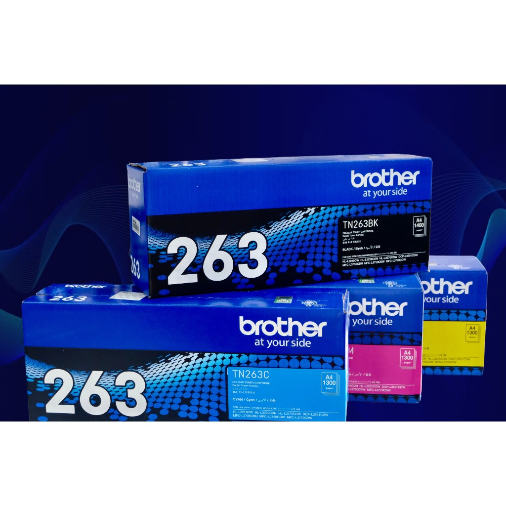 Brother TN-263 Toner (BK/C/M/Y) | Shopee Thailand