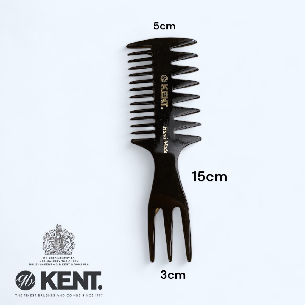 KENT 57T HANDMADE FISHTAIL MESH หวีจัดทรง 3 in 1 ซี่ห่าง ขนาด 15 Cm ...