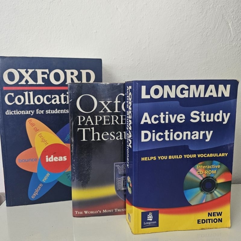 [พร้อมส่ง] หนังสือ Oxford / Longman Dictionary มือสอง : actibe study ...