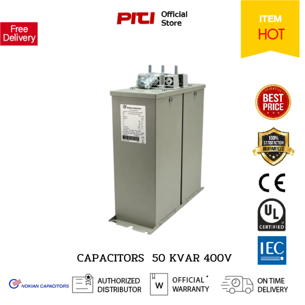 NOKIAN CAPACITOR FL2D 50KVAR 400V | Shopee Thailand