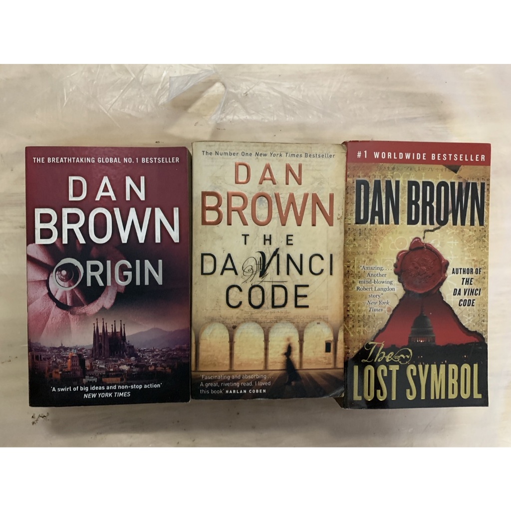 ORIGIN / THE LOST SYMBOL / THE DAVINCI CODE / Inferno นิยายสืบสวนเขียน ...