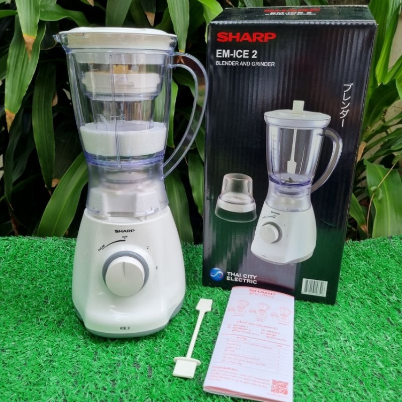 เครื่องปั่นอเนกประสงค์ชาร์ป SHARP รุ่น EM-ICE 2 มอเตอร์ทรงพลัง 500Wวัตต์ มีรับประกัน | Shopee ...