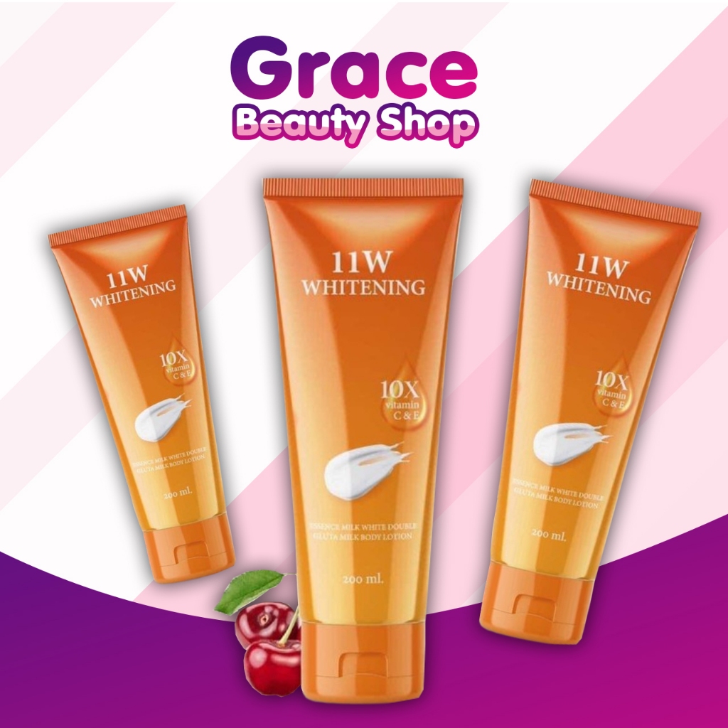 11W Whitening body lotion โลชั่น สูตรน้ำตบผิวกาย (ของแท้) | Shopee Thailand