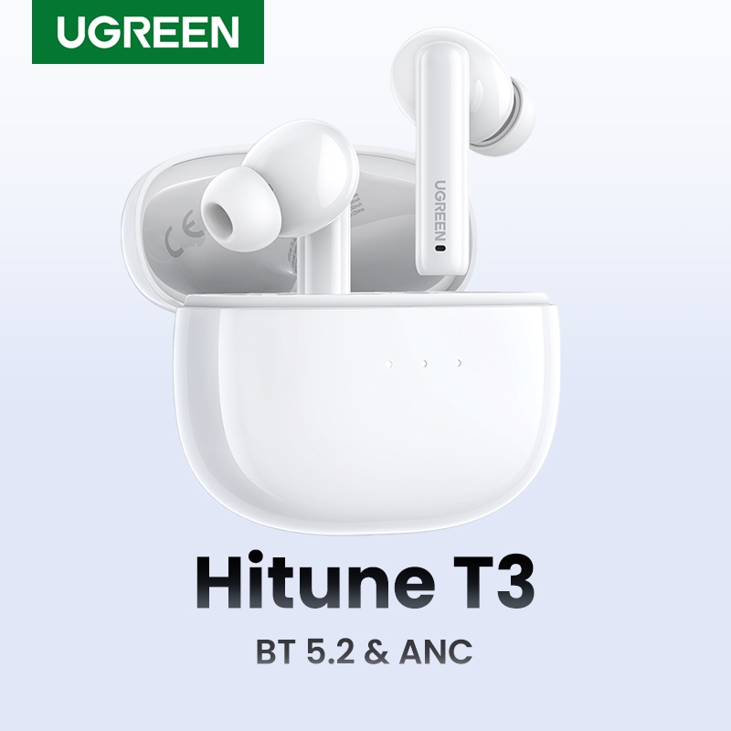 UGREEN HiTune T3 BT 5.2 Active Noise Cancelling Wireless Earbuds ANC ...