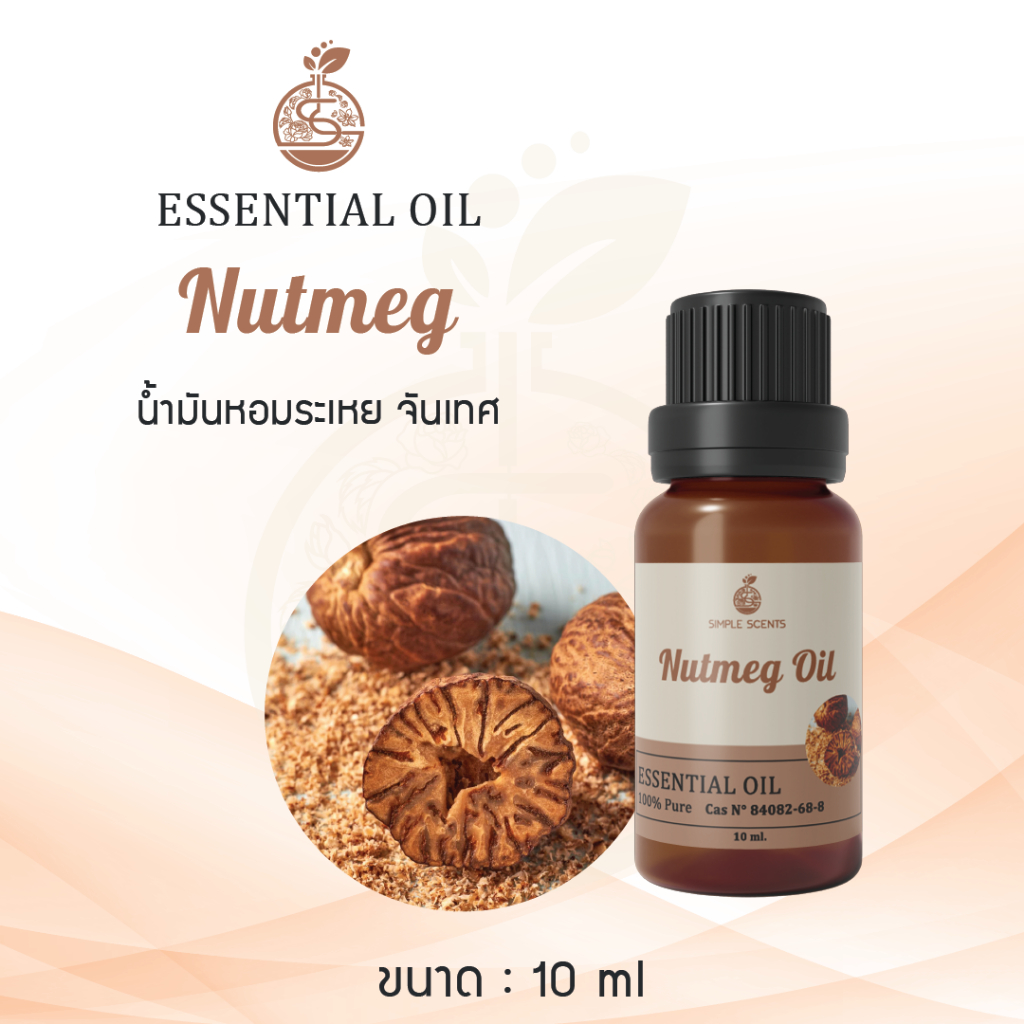 Nutmeg Essential Oil / น้ำมันหอมระเหย จันเทศ / Nutmeg Oil 10 ml ...