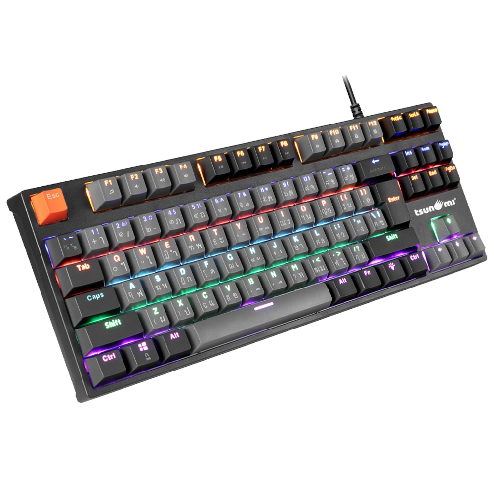 มือสองสภาพดี ราคาถูก Keyboard Gaming Tsunami Outemu MK-04 Mechanical ...