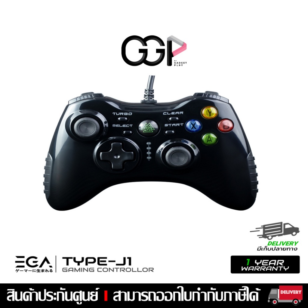 [กรุงเทพฯ ด่วน 1 ชั่วโมง] EGA TYPE J1 จอยเกมมิ่ง Gaming Joy Controller ...