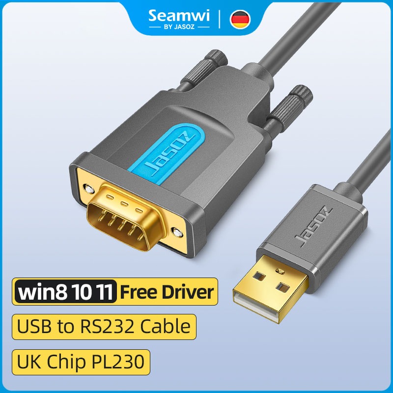 Seamwi USB to RS232 DB9 Serial Cable with PL2303 Chipset For Windows ...