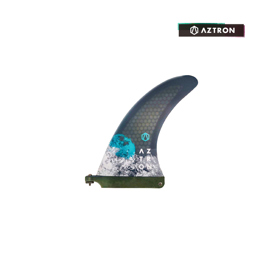 Aztron 8.0 fiberglass Fin Foil/Surf/SUP US fin box setup ฟิน สำหรับ ...