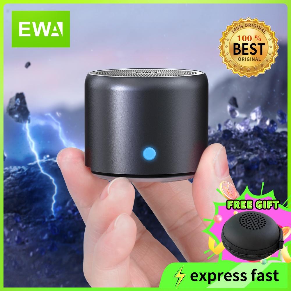 EWA A106 Pro （กระเป๋าฟรี）ลำโพงบลูทูธไร้สาย Mini Bluetooth Speaker Wireless ขนาดจิ๋ว พกพาสะดวก ...