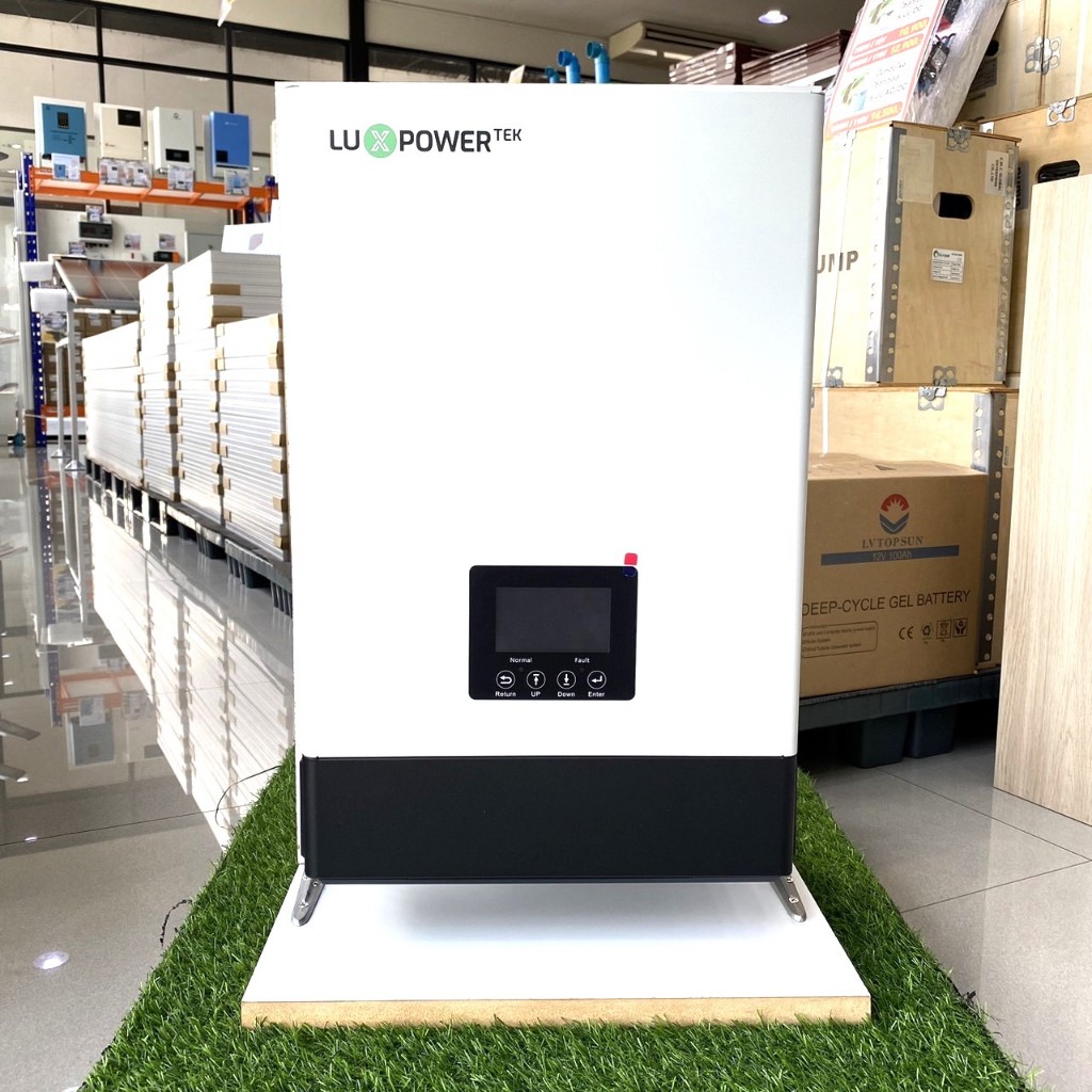 LuxPower Hybrid Off-Grid Inverter 6kW 48V MPPT 140A ขนานเครื่องได้ ไวไฟในตัว ไม่ใช้แบตก็ทำงานได้ ...