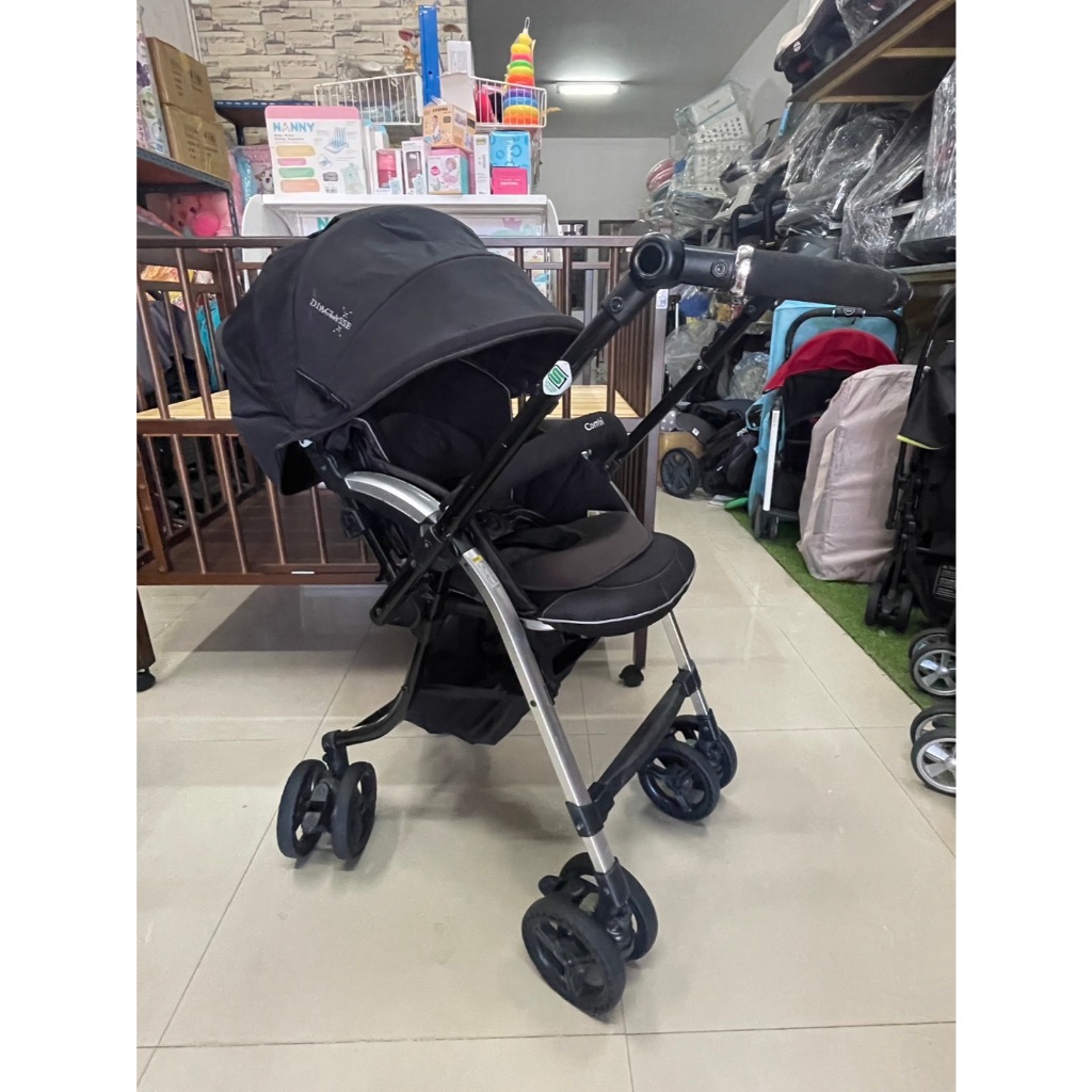รถเข็นเด็ก Combi รุ่น Diaclasse auto 4 cas **มาพร้อมซัพพอทแท้ตรงรุ่น. | Shopee Thailand