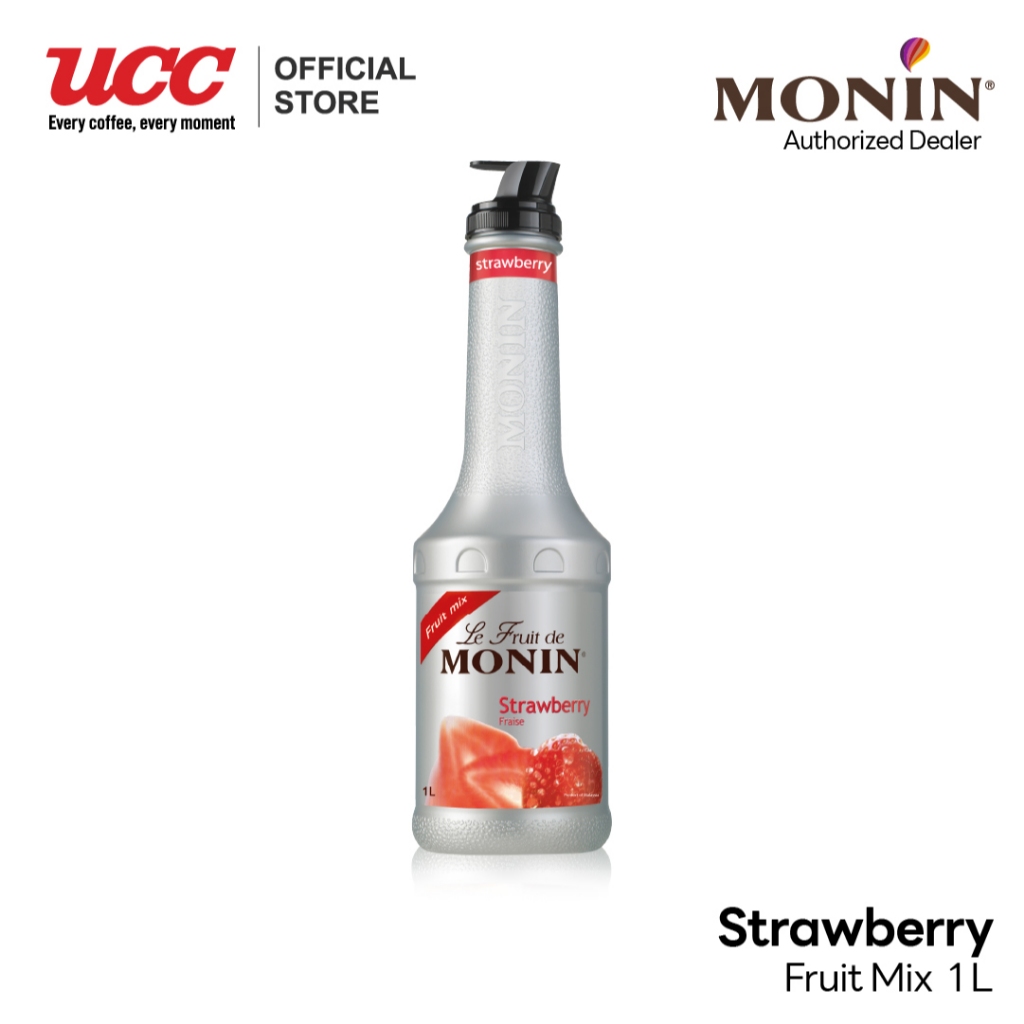 MONIN Strawberry Fruit Mix สตรอว์เบอร์รีฟรุ๊ตมิกซ์ 1L. | Shopee Thailand