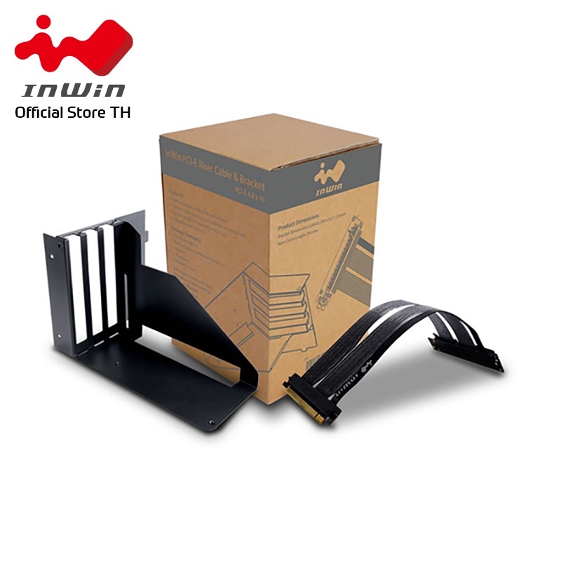 ส่งด่วน+โค้ดลด ชุดตั้งการ์ดจอ INWIN Riser Cable & Bracket PCI-E 4.0 Holder | Shopee Thailand