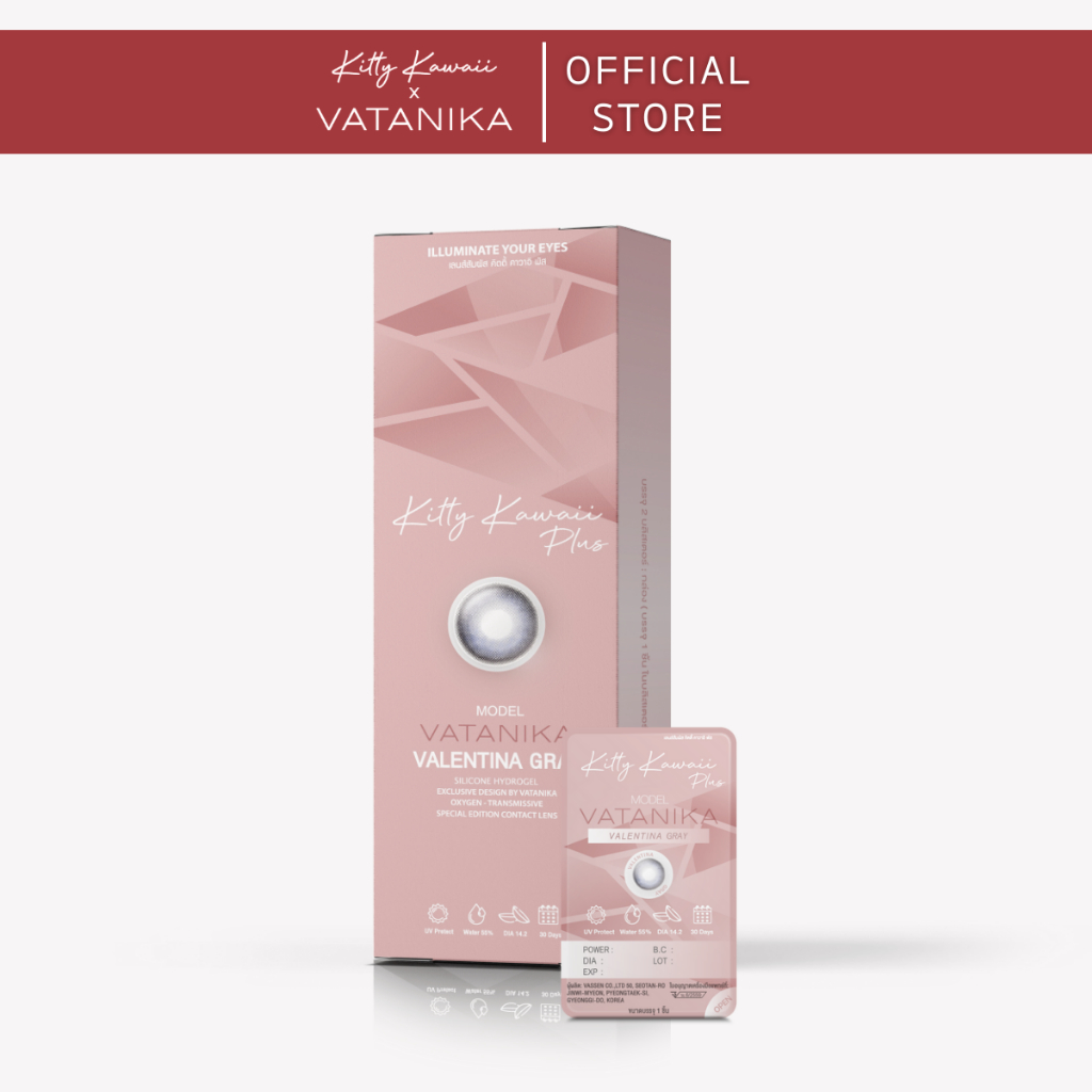 VATANIKA LENS : Valentina Gray คอนแทคเลนส์โดย แพร วทานิกา | Shopee Thailand