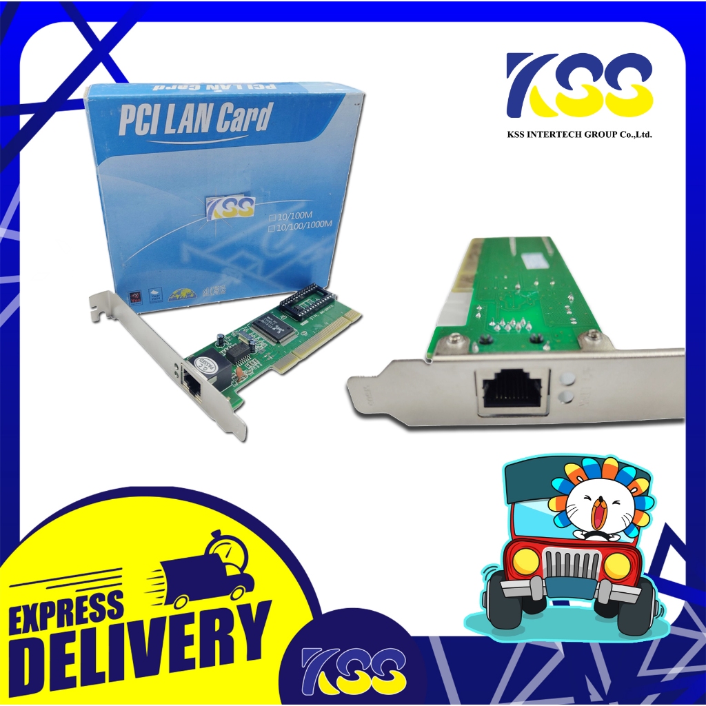 แลนการ์ดราคาถูก ใช้งานดี PCI Lan Card Network Ethernet RJ45 Port ความ ...