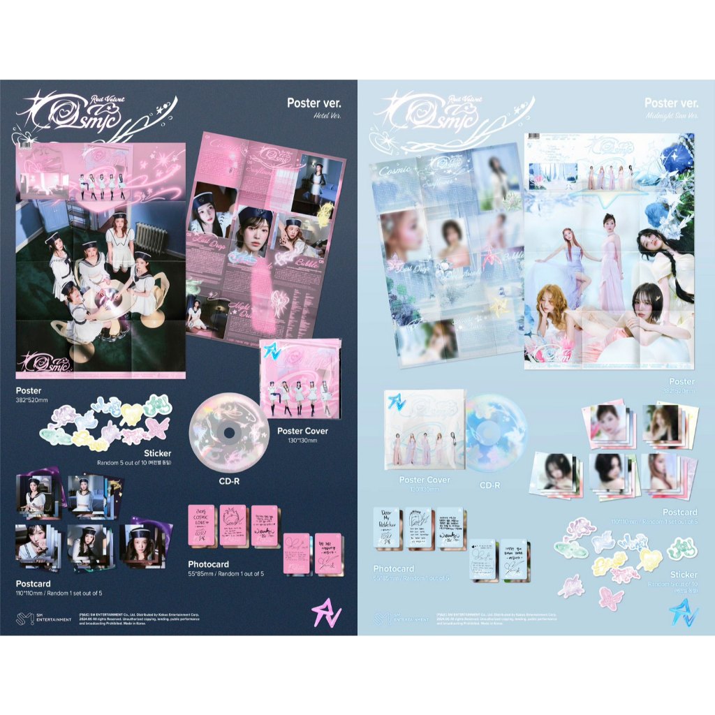 พร้อมส่งในไทย Red Velvet "Cosmic" Photobook Ver. + Applemusic Pob ...