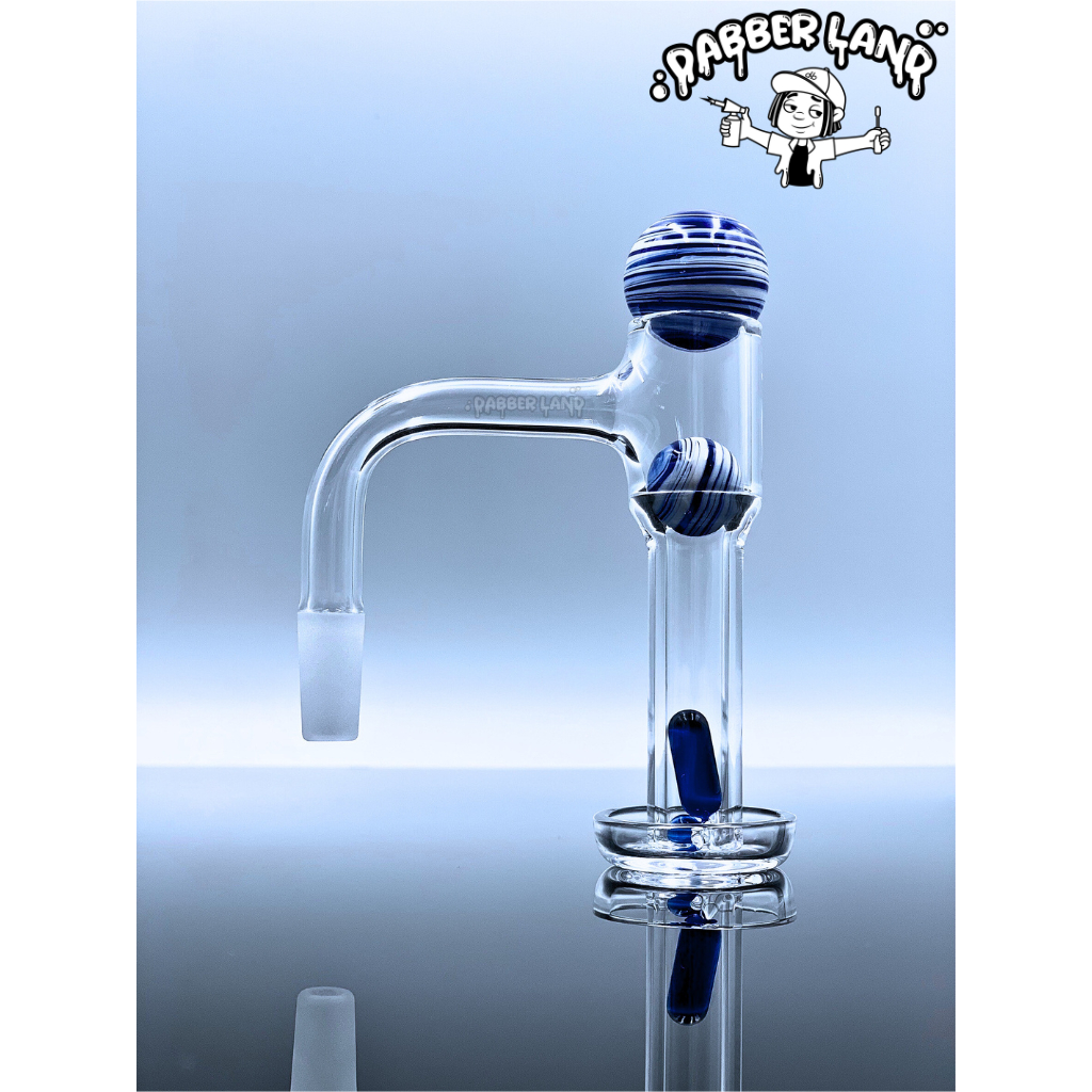 White Shade Terp Marble Set 24mm Carb Cap For Quartz Banger ลูกแก้วหมุน ...