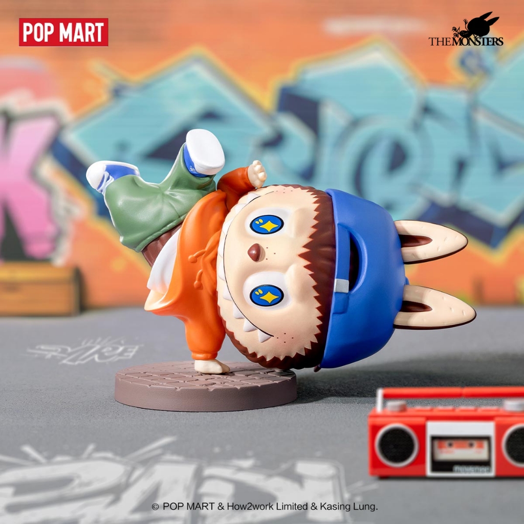 POPMART : พร้อมส่ง ลาบูบู้ LABUBU Hip-hop Girl Figure (ของแท้ / มือ ...