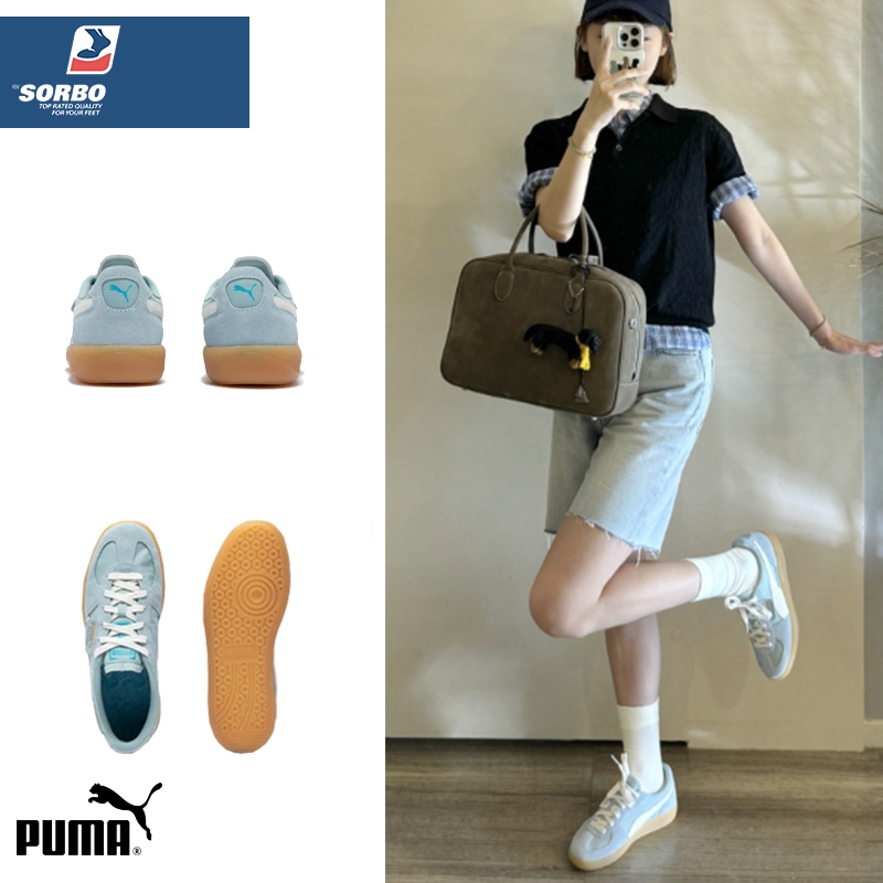 ของแท้ 100 % PUMA Palermo 'Light Blue' 399341-02 รองเท้าผ้าใบ | Shopee ...