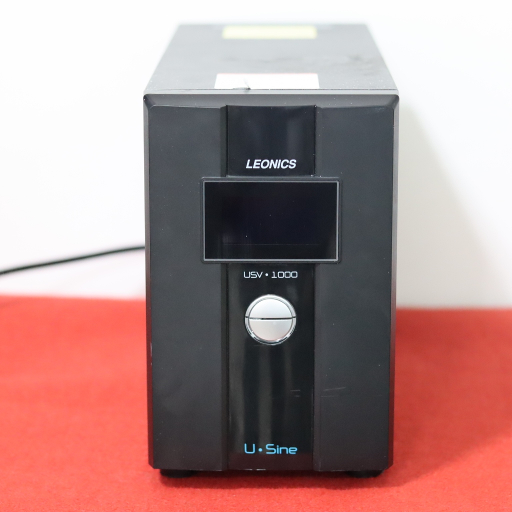 เครื่องสำรองไฟ LEONICS UPS รุ่น USV-1000 1000va/600w เครื่องพร้อม ...