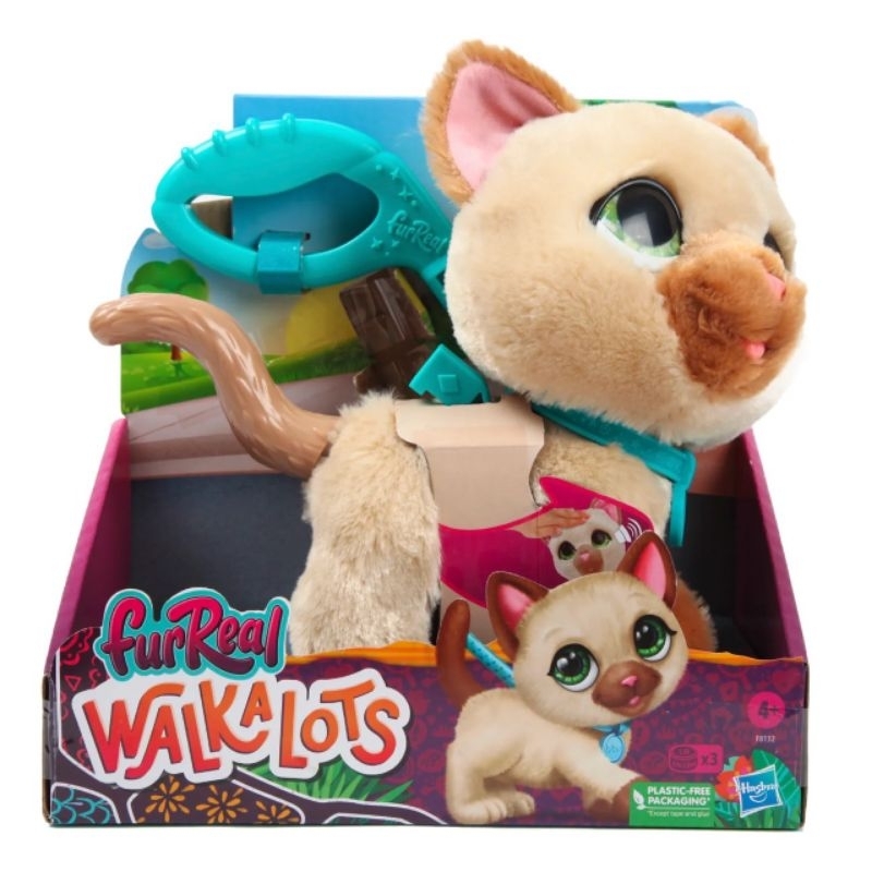 furReal Walkalots Big Wags Walking Kitty Toy for Kids | Shopee Thailand
