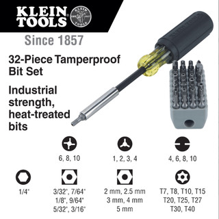 ชุดไขควง 32 ชิ้น KLEIN NO.32510 Magnetic Screwdriver with 32 Piece ...