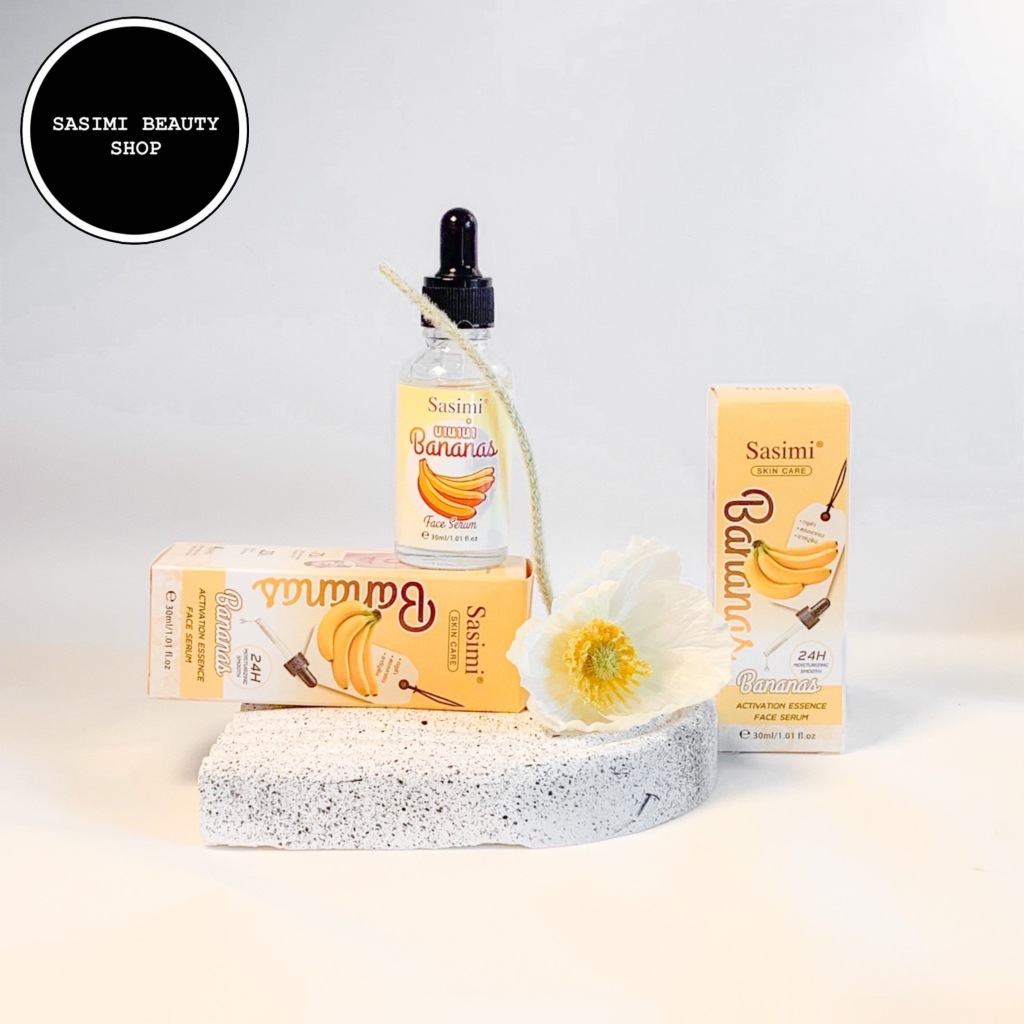 SASIMI Banana Essence Face Serum เซรั่มบำรุงสูตรกล้วย เนื้อบางเบา ...