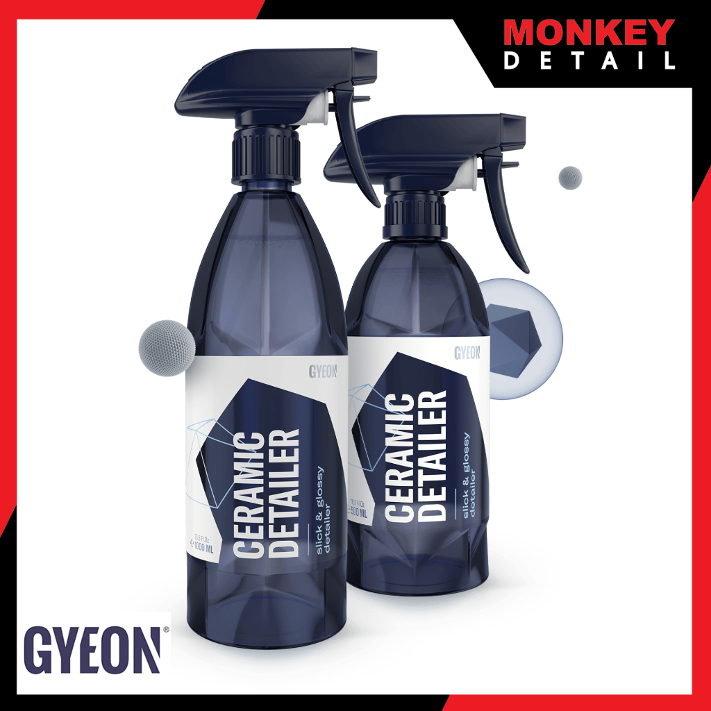 GYEON Q²M CERAMIC DETAILER 1000 ML. สเปรย์เคลือบเงารถ ผสม SiO2 ให้ความ ...