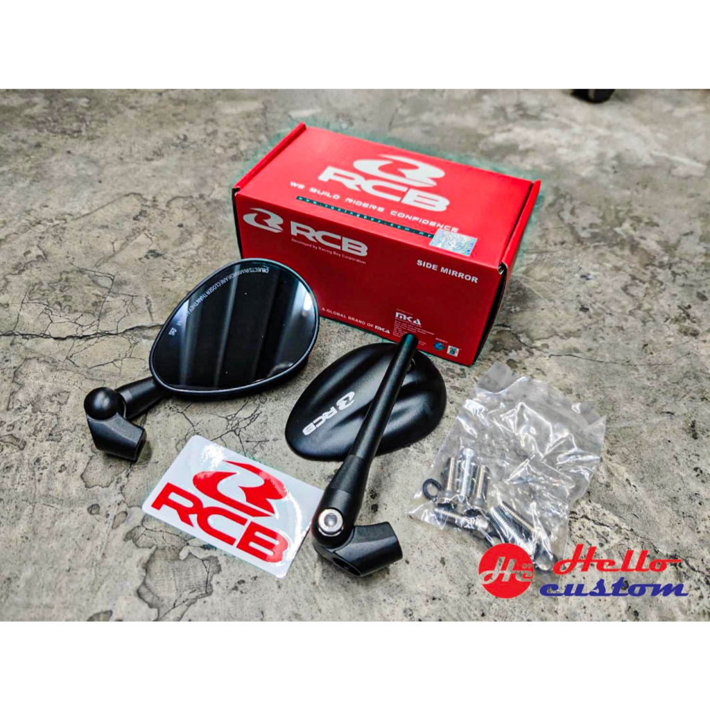 กระจก RCB S5 งานCNC แข็งแรง กระจกไม่หลอกตา กระจกแต่ง Racing Boy ...