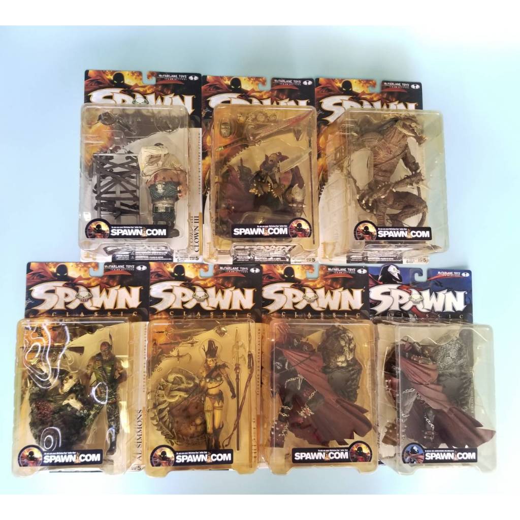 [SUPER RARE] McFARLANE TOYS 2000 : SPAWN SERIES 17 : SPAWN CLASSIC 6+1 Pack สินค้าจากแมคฟาเร็น ...