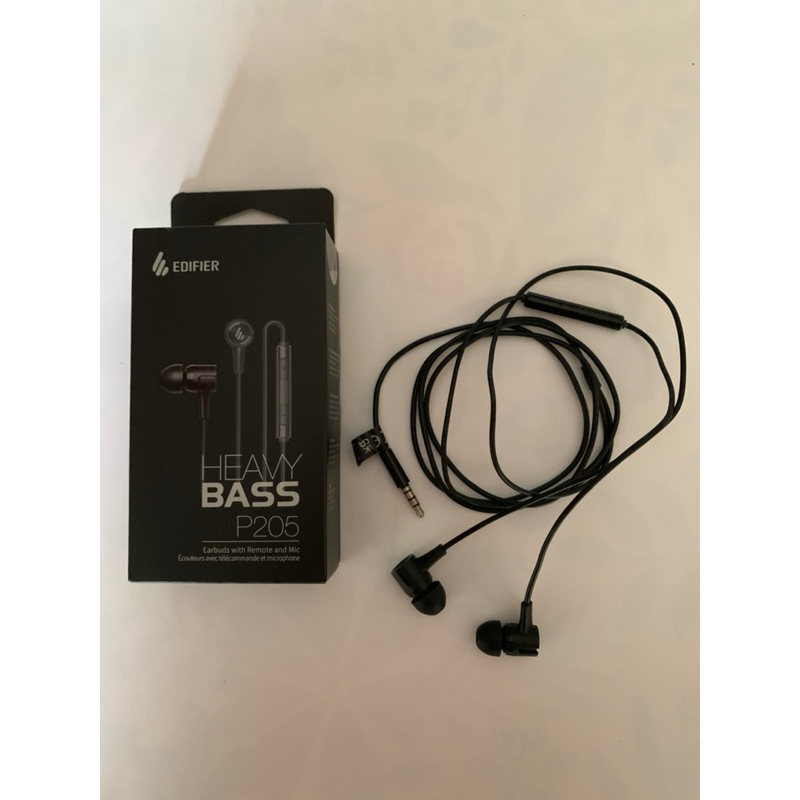 Edifier P205 Heavy Bass - in ear หูฟังอินเอียร์ | Shopee Thailand