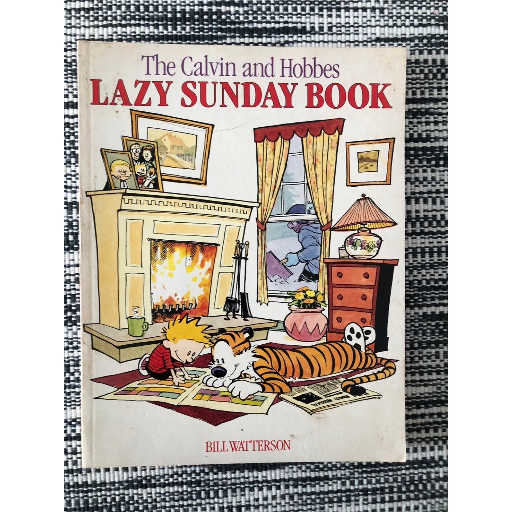 (หนังสือมือสอง-Eng) Lazy Sunday Book: The Calvin and Hobbes | Shopee ...