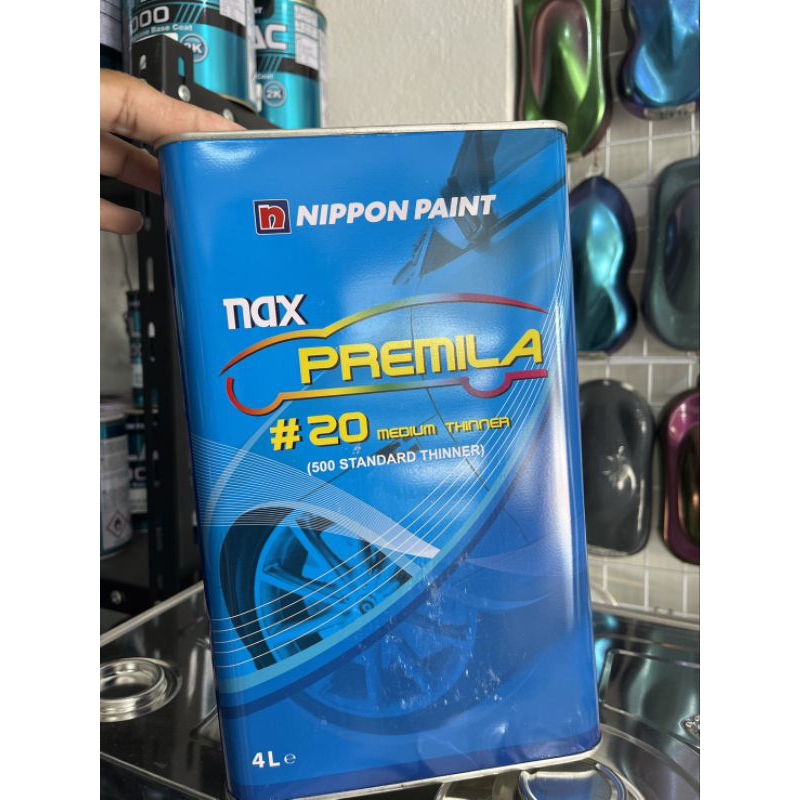 ทินเนอร์ผสมสีพ่นรถยนต์ 2k NAX PREMILA(NIPPON PAINT)ขนาด 4 ลิตร | Shopee Thailand
