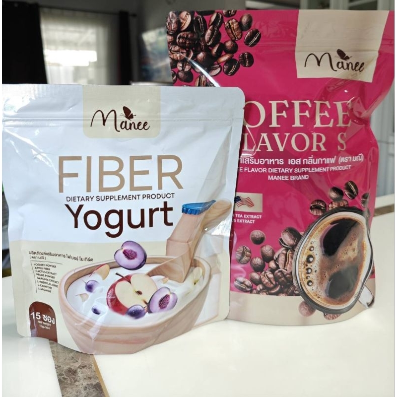 มณี ไฟเบอร์โยเกิร์ต ยาคูล Manee Fiber Yogurt (1ห่อ15ซอง) | Shopee Thailand